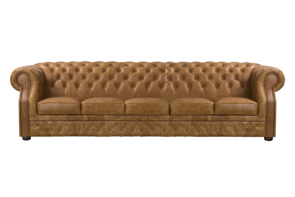 Sofa Pięcioosobowa Chesterfield Skórzana Manchester - Sklep Meblowy ...